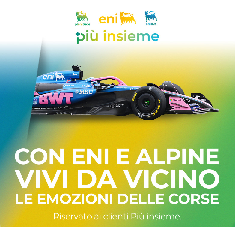 Più Insieme, il Programma Fedeltà di Eni